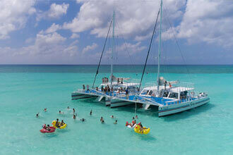 Excursion El Cielo Beach Cozumel in Catamaran $70 USD